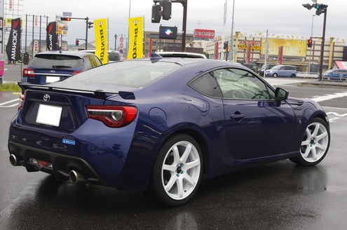 後期型 86 エンケイ PF07 パールホワイト 18インチ インチアップ × TEIN フレックスZでローダウン♪ | 厚木店 | 店舗ブログ | タイヤ＆ホイールの専門店「クラフト」